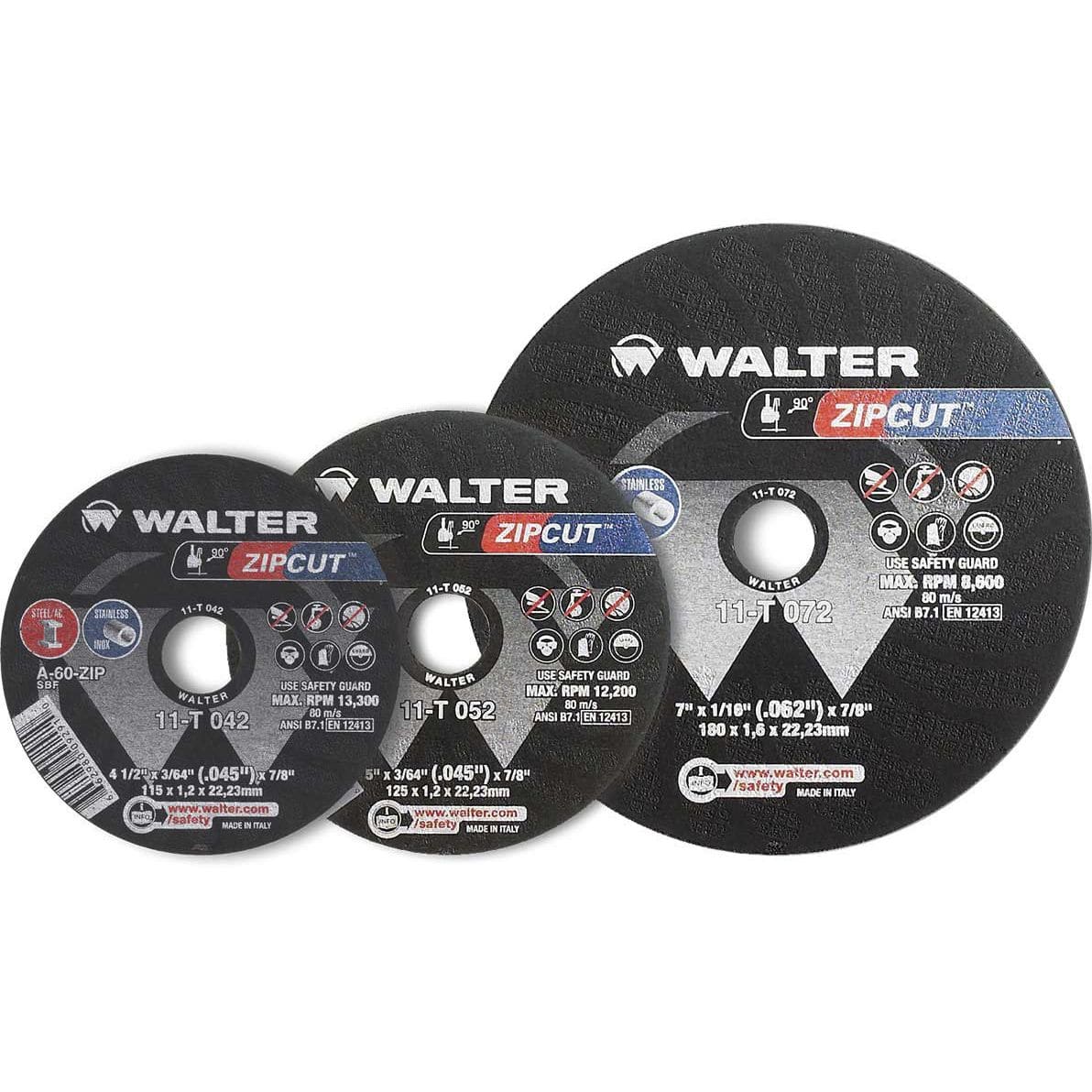 Steel cutting disc - ZIPCUT™ / ZIPCUT™ Spin-On - WALTER - steel / thin