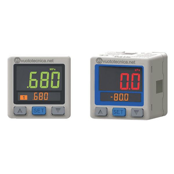 Digital pressure and vacuum switch - 124010 - VUOTOTECNICA - electronic ...