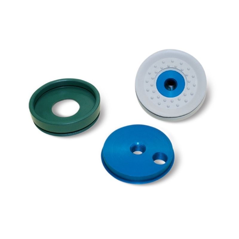 Round vacuum suction cup - 016515 - VUOTOTECNICA - flat / silicone / rubber