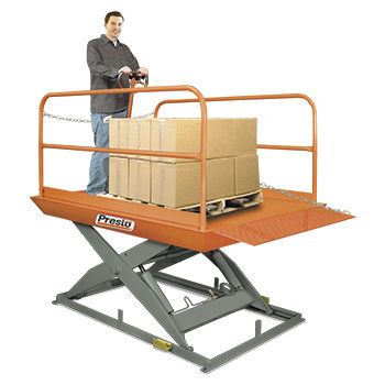 Loading dock lift table - PDL series - Presto Lifts - scissor / stationary