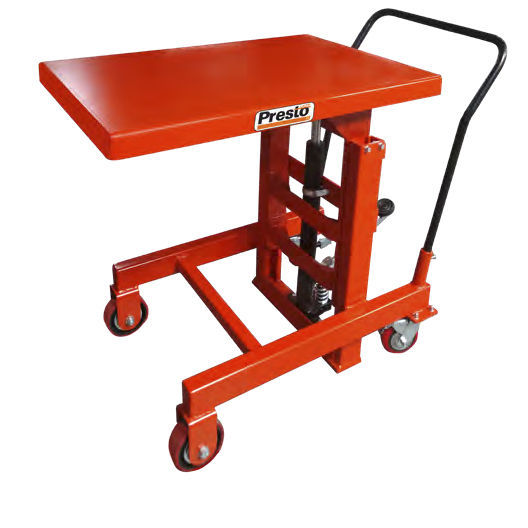 Column type lift table - PL series - Presto Lifts - hydraulic / foot ...