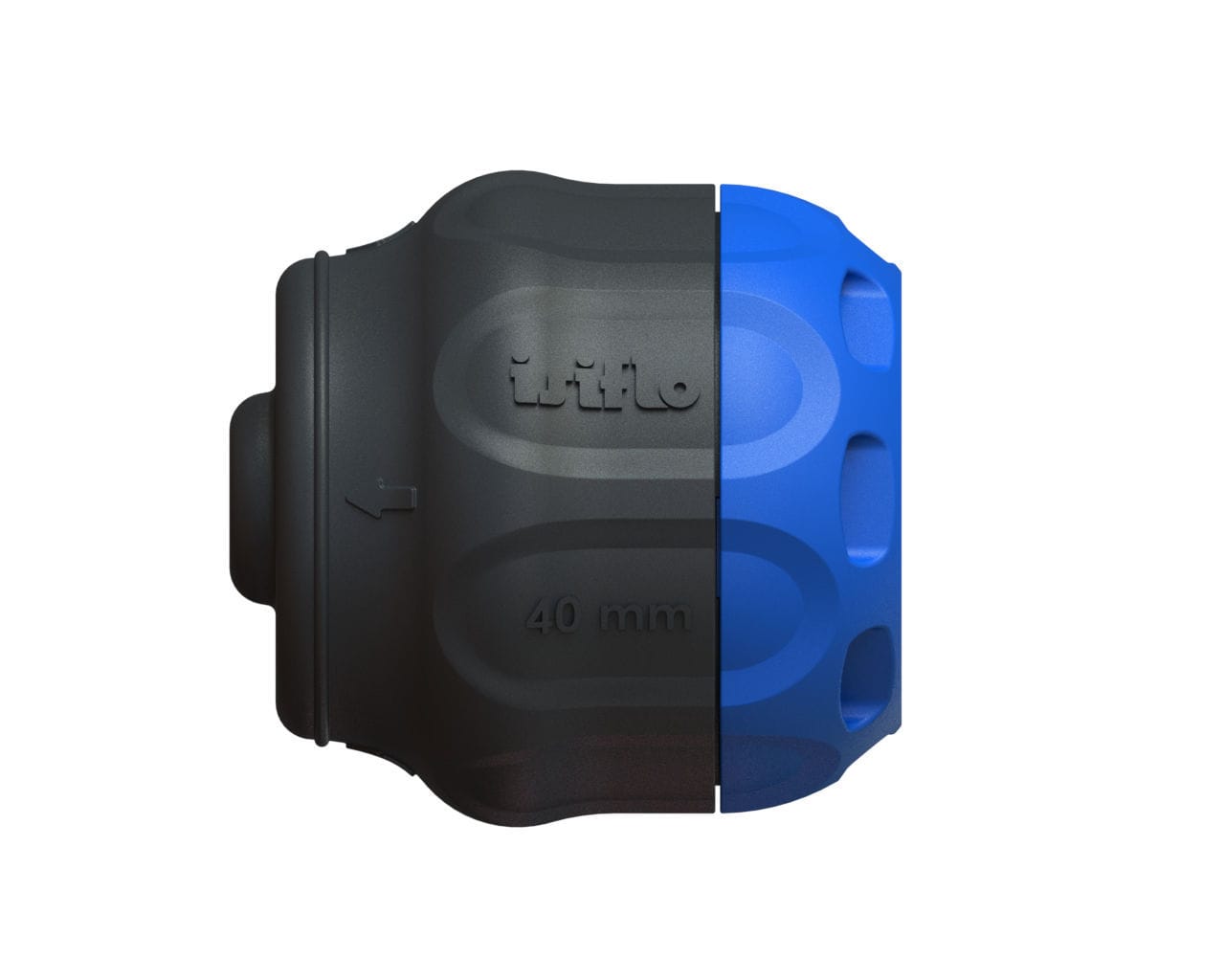 Threaded end cap - 165 - Isiflo AS - round / polyamide / push-in