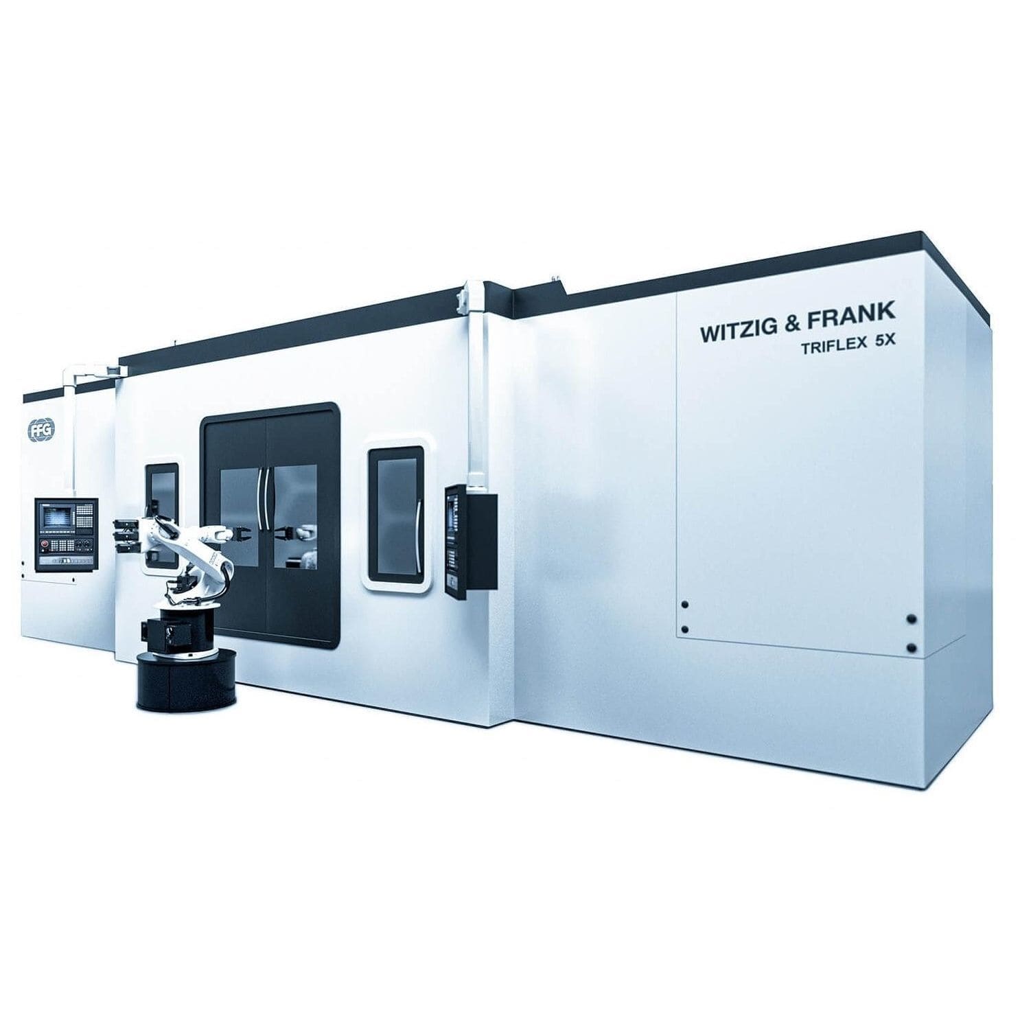 5-axis CNC machining center - TriFlex 5X - Hydromat - horizontal / with ...