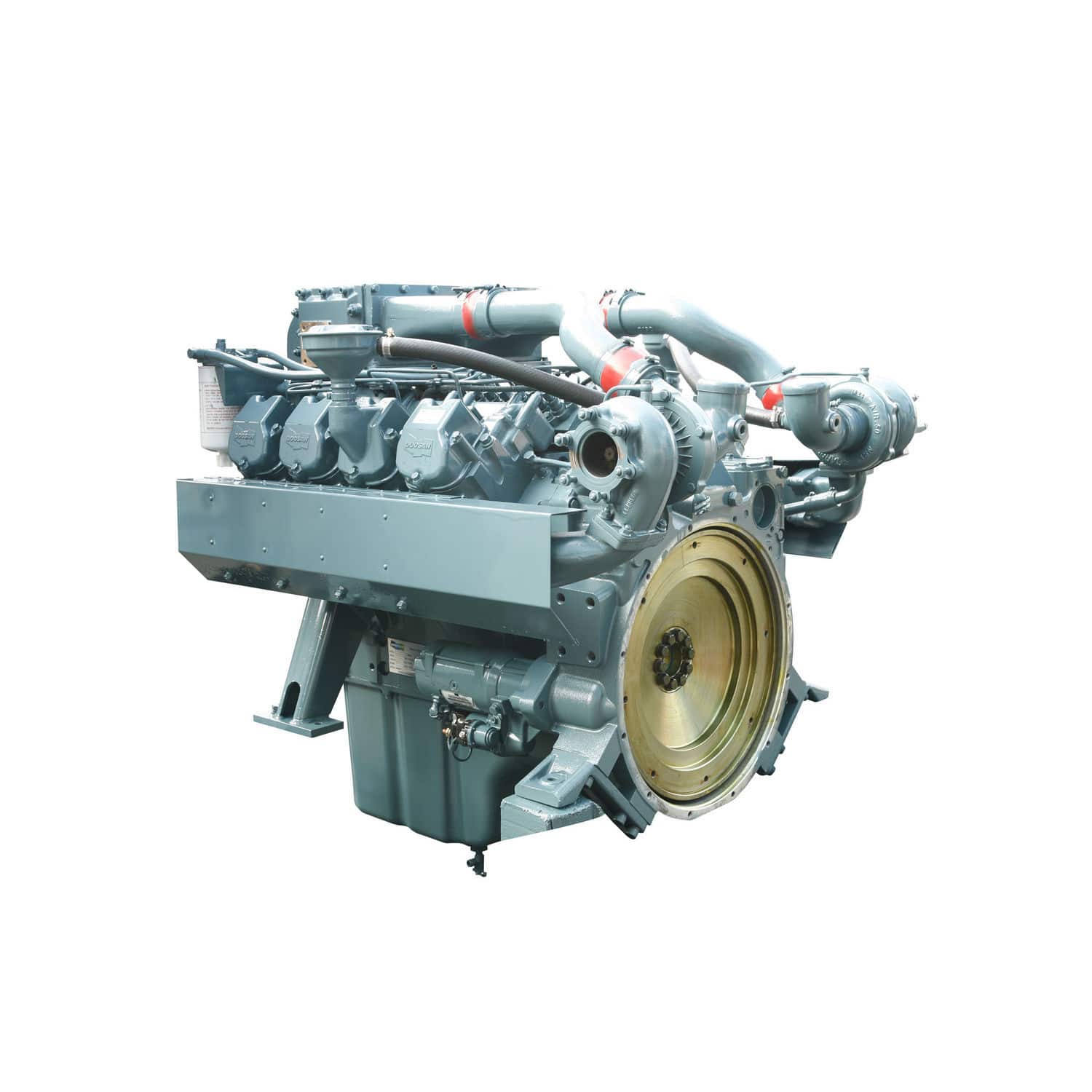 Diesel engine - PU158TI - HD HYUNDAI INFRACORE - 8-cylinder / turbo ...