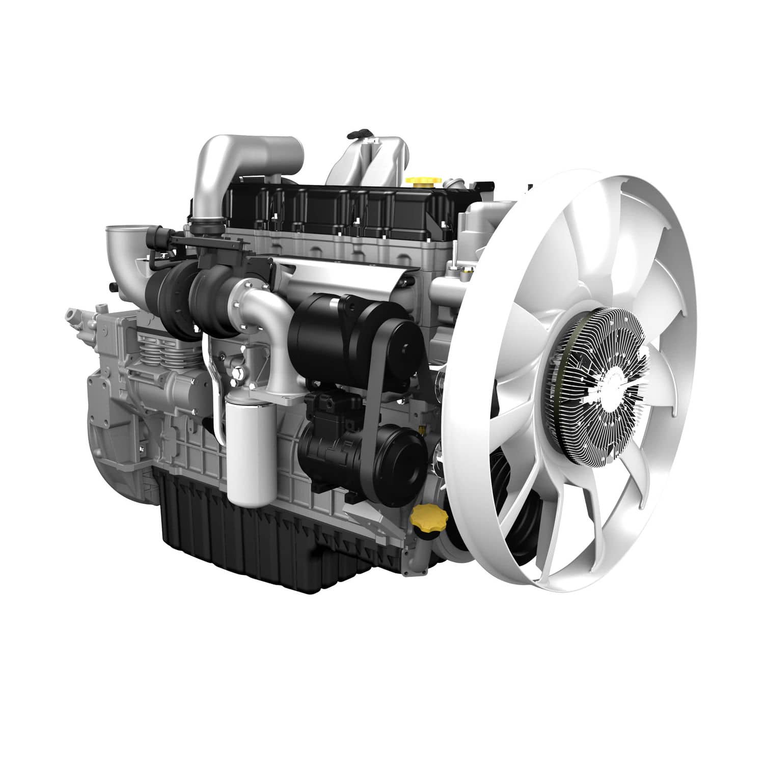 Diesel engine - DL08 - Doosan Infracore - 6-cylinder / in-line / for ...