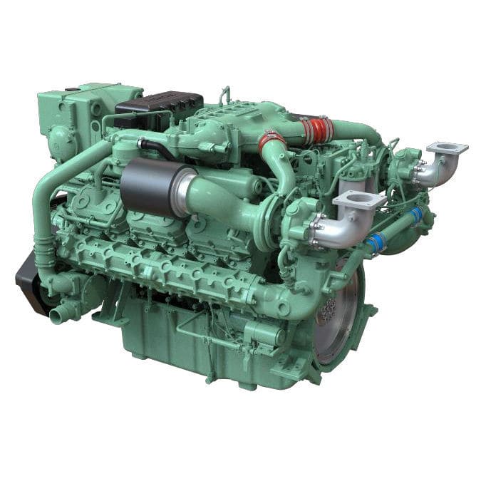Diesel engine - 4V222C - HD HYUNDAI INFRACORE - 12-cylinder / direct ...