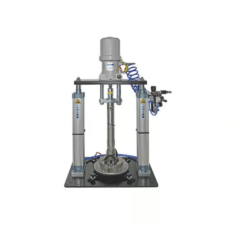 Electric grease pump - LARIUS SRL - follower plate