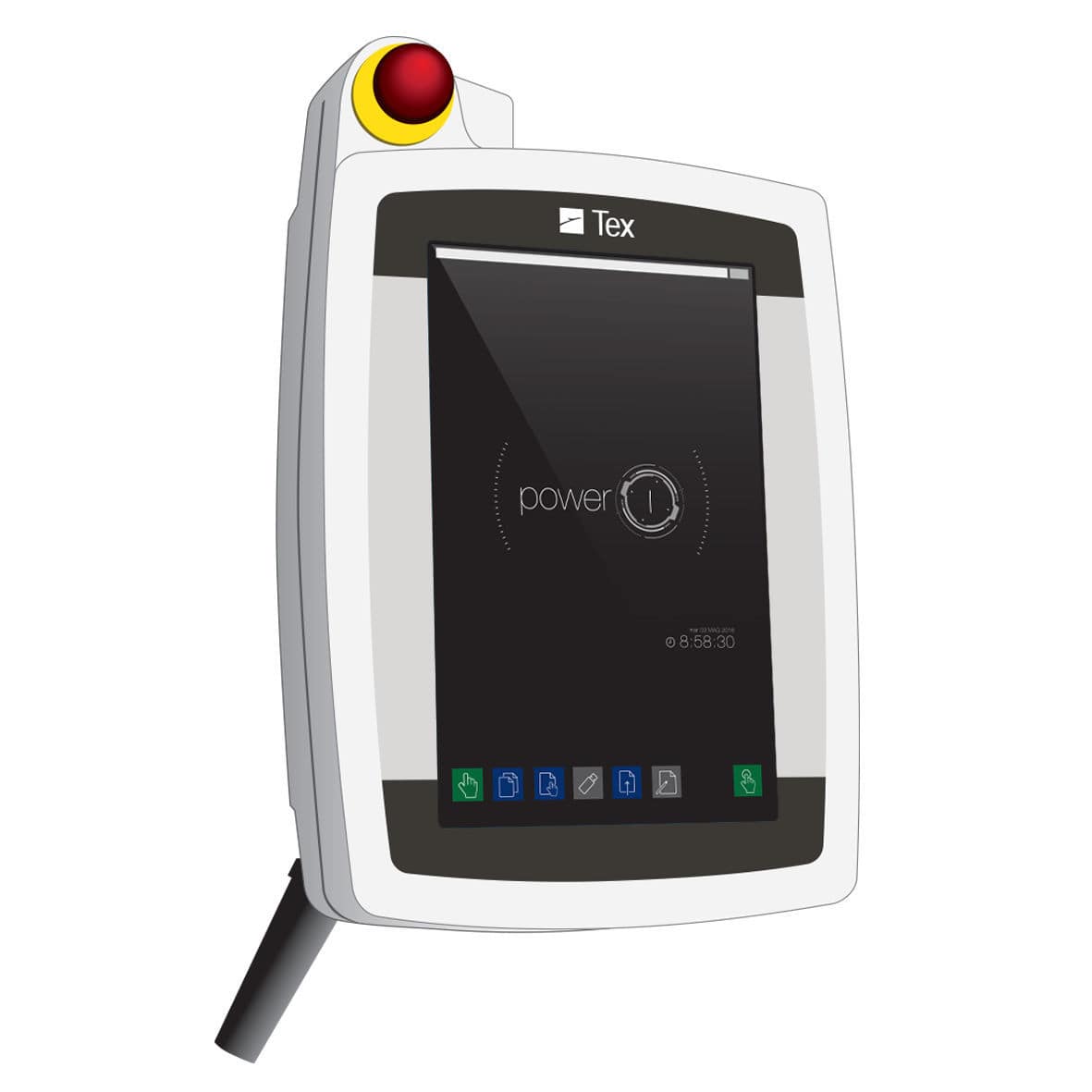 Hand-held CNC controller - HMC - Tex AUTOMATION - for milling machines ...