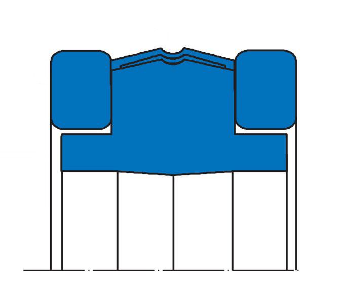 O-ring seal - SIMKO 520 - Simrit - elastomeric / piston / double-acting