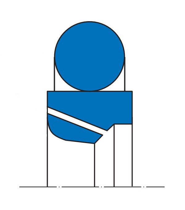 O-ring seal - OMS-MR PR - Simrit - rod