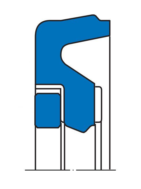 O-ring seal - SYPRIM SM - Simrit - U-shaped / rod