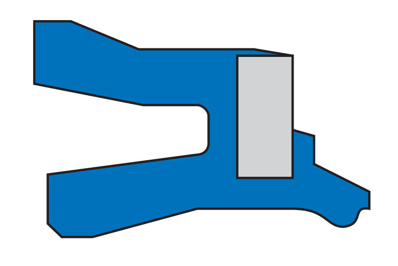 Lipped seal - NIPSL - Simrit - rod