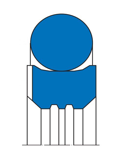 Rod seal - M 15 - Simrit - double-acting / hydraulic