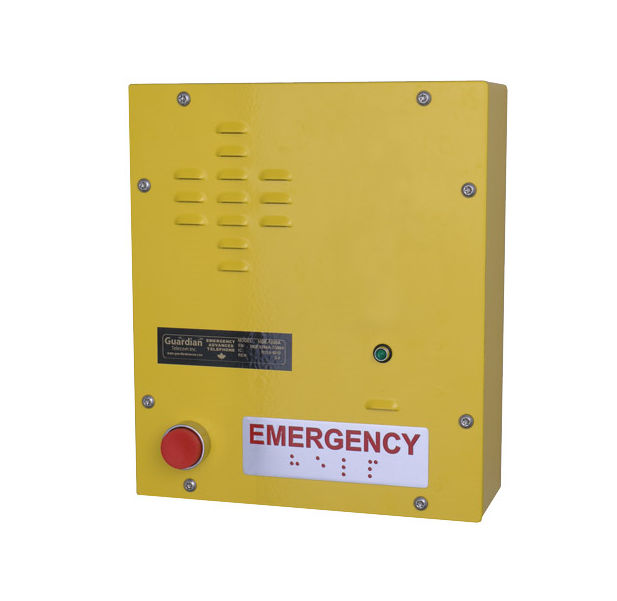 Analog telephone - 92 dB | HDE-12A - Guardian Telecom - wall-mounted ...