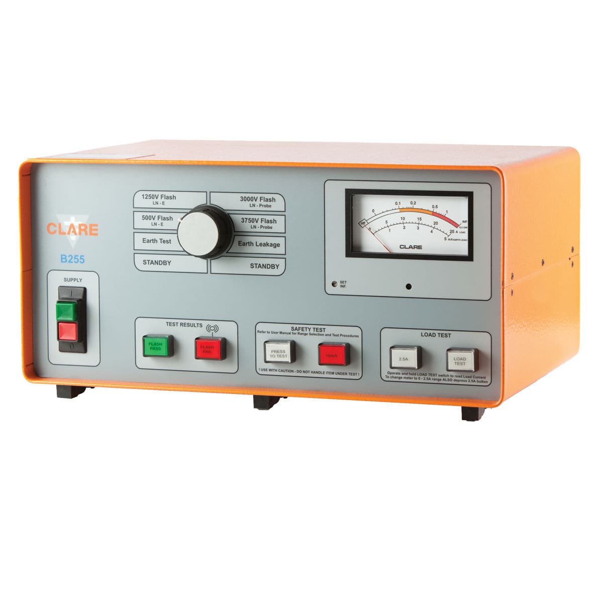 Earth-leakage tester - B255 - Seaward - electrical safety / compact