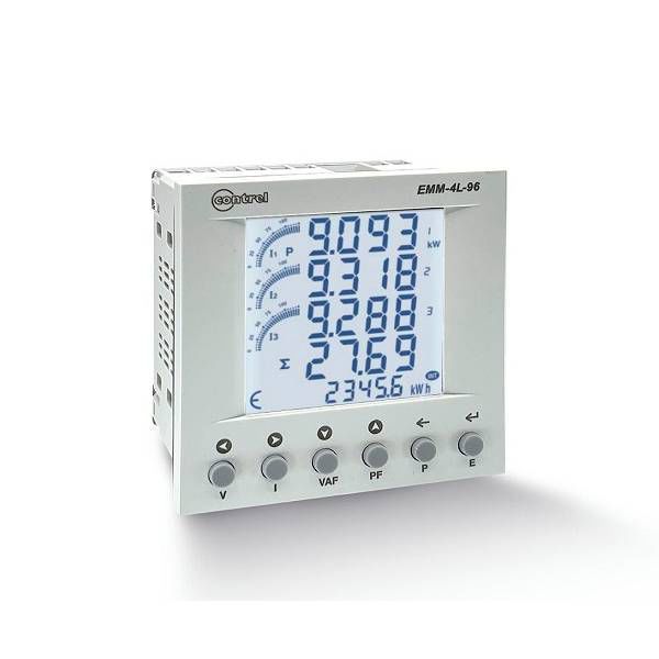 Multi-function power meter - EMM-4L-96 - Contrel elettronica - energy ...