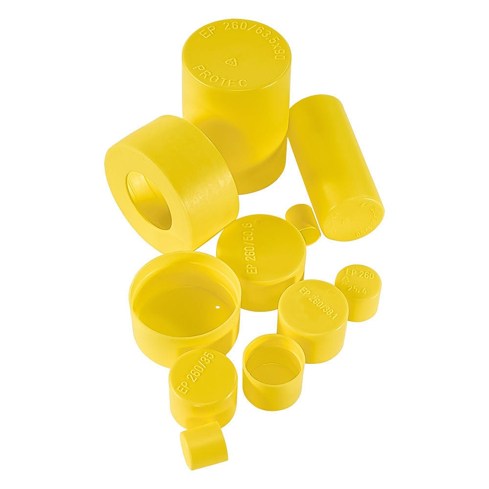Protective cap - EP 260 series - PROTEC - round / low-density ...