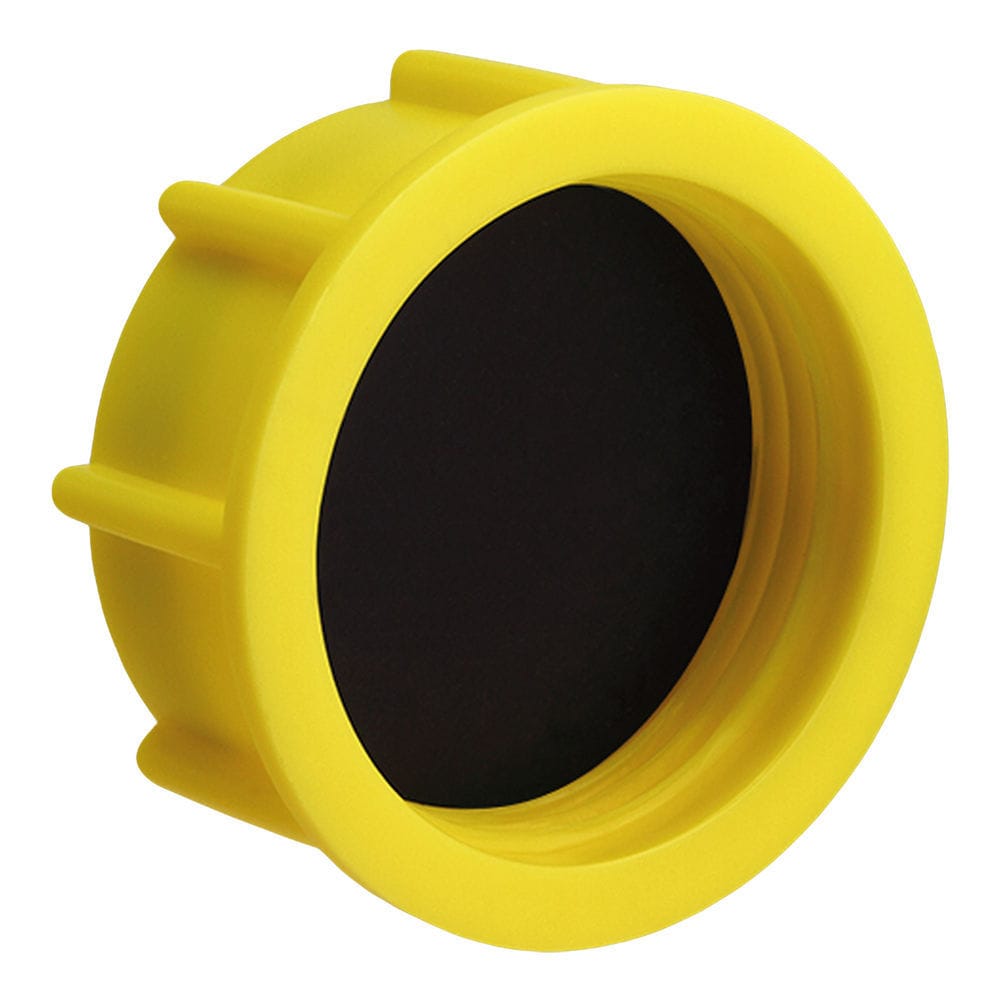 Threaded end cap - EP 505 - PROTEC - round / polyethylene / flange