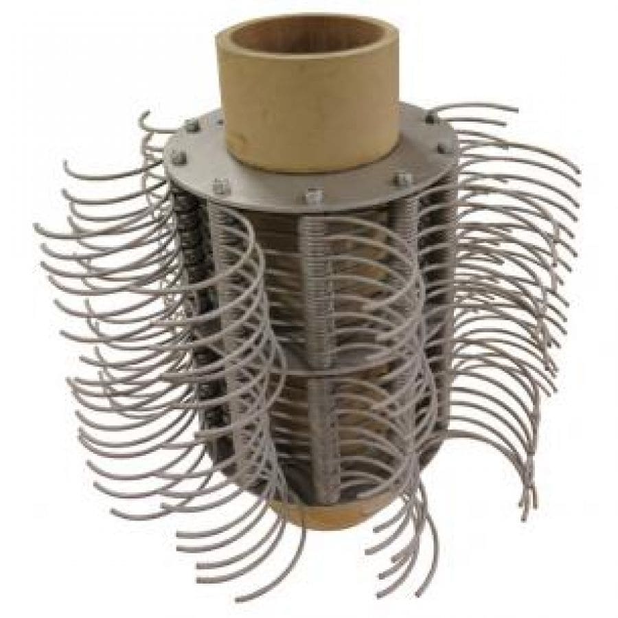 Cylindrical brush - Fladder - finishing / metal