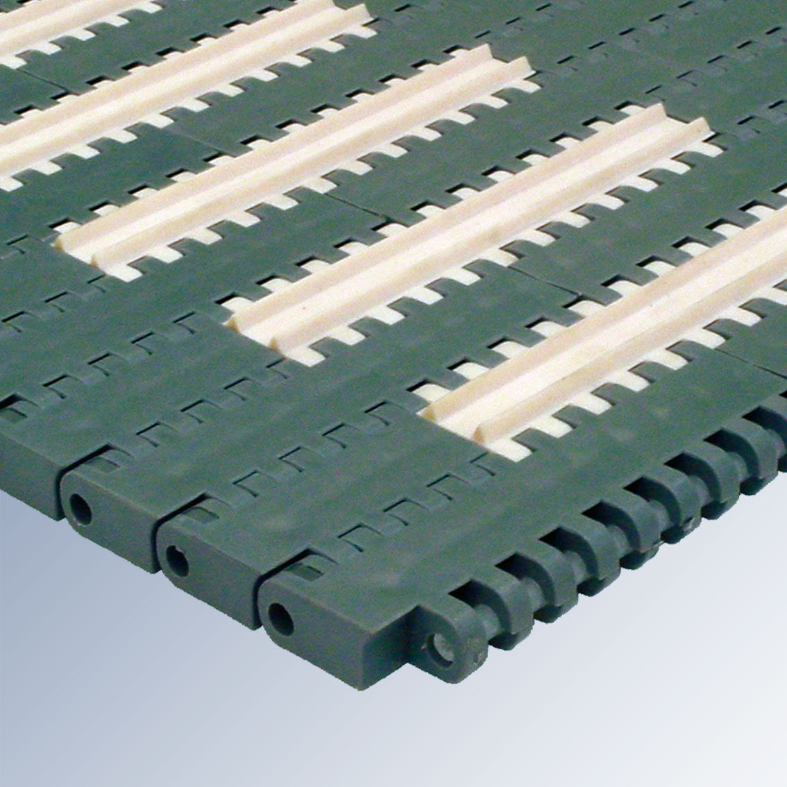 Modular conveyor belt - E20 series - Afher Eurobelt - plastic / rubber ...