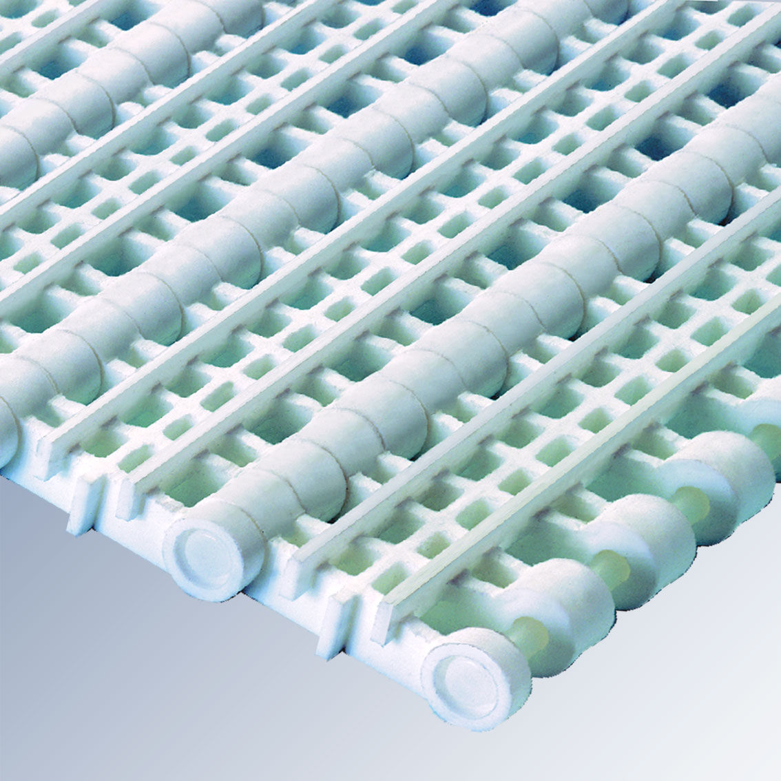 Flush grid conveyor belt - E50 series - Afher Eurobelt - modular ...