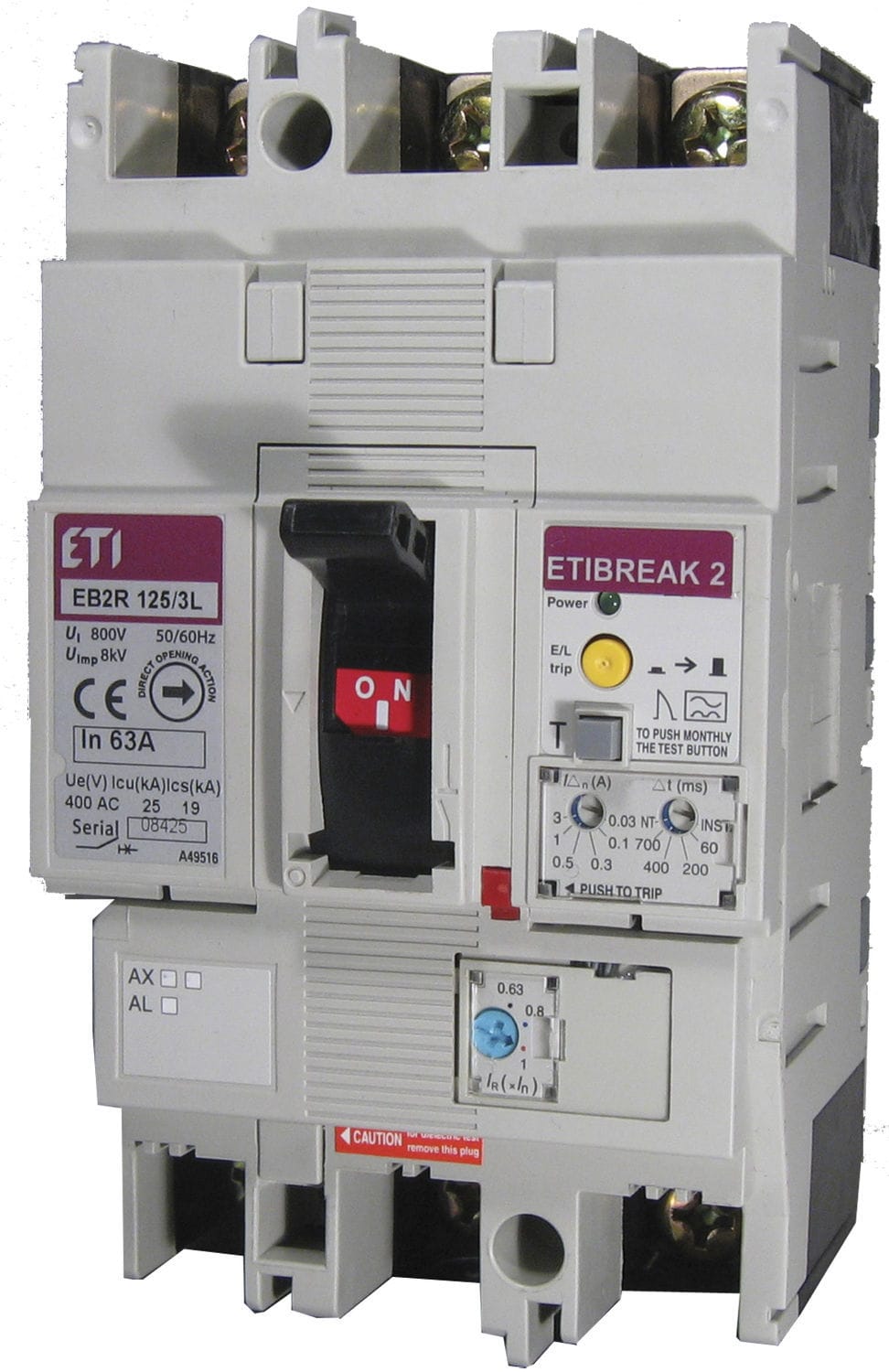 Modular residual current circuit breaker - 004671501 - ETI - molded ...