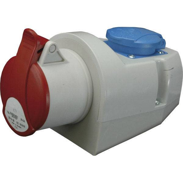 Built-in electrical socket - 004482050 - ETI - wall-mounted / IP44 / CEE