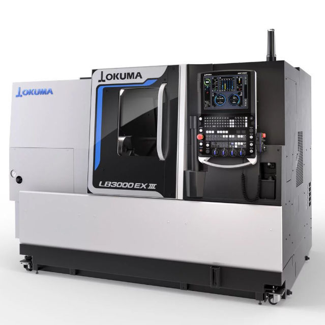 CNC lathe - LB3000 EX III - OKUMA EUROPE GMBH - horizontal / slant bed ...