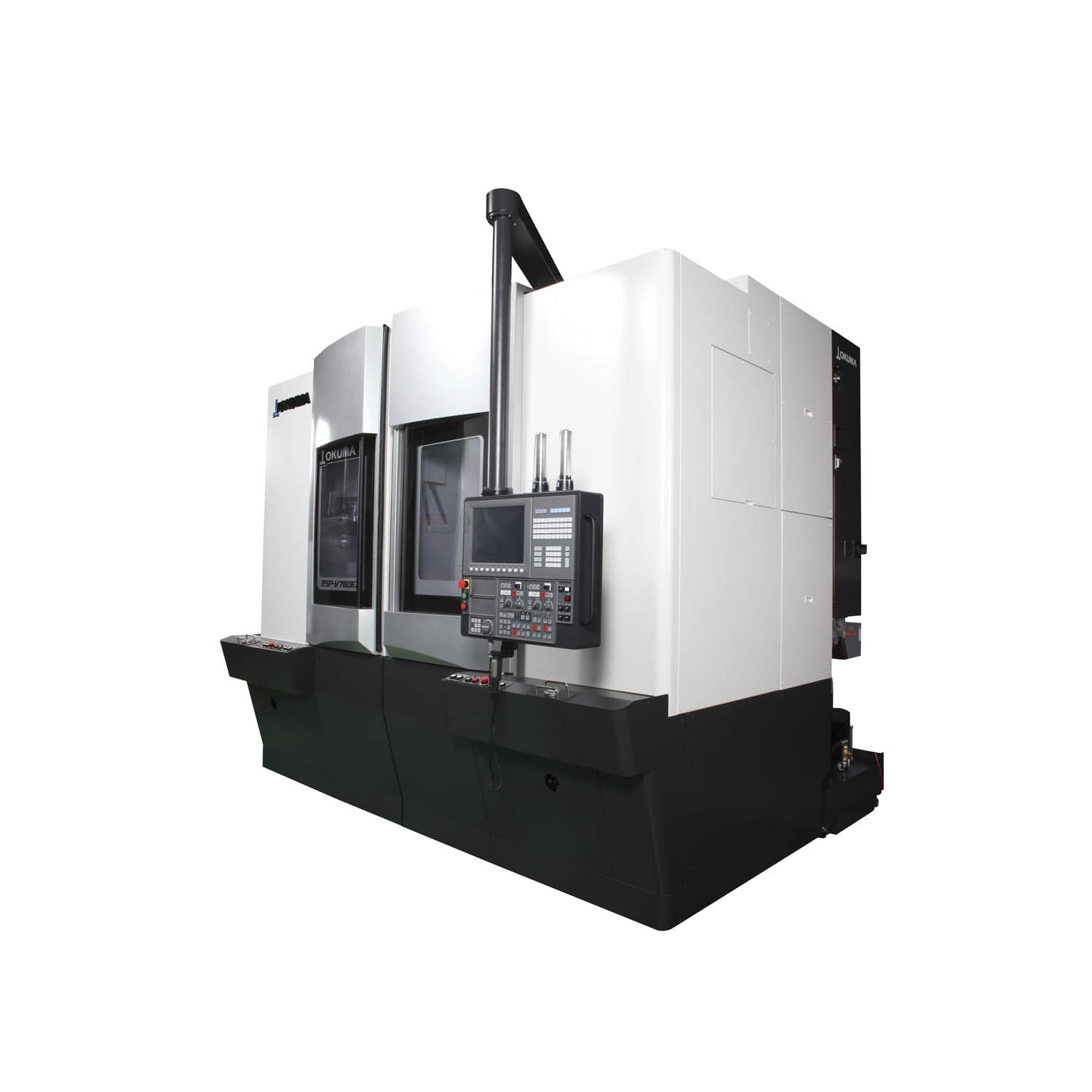 CNC lathe - 2SP-V760EX - OKUMA - vertical / 4-axis / double-spindle