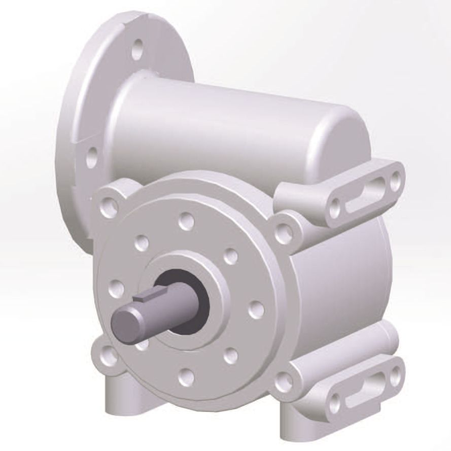 Worm gear reducer - GS 3 - Gefeg-Neckar Antriebssysteme GmbH - right ...