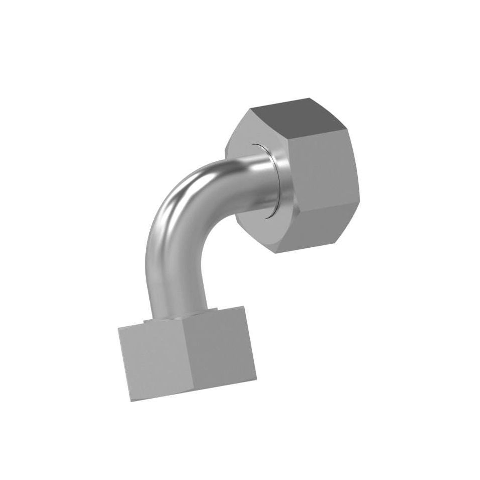 Female hydraulic adapter - 90 VO series - Dietzel - steel / zinc / with ...