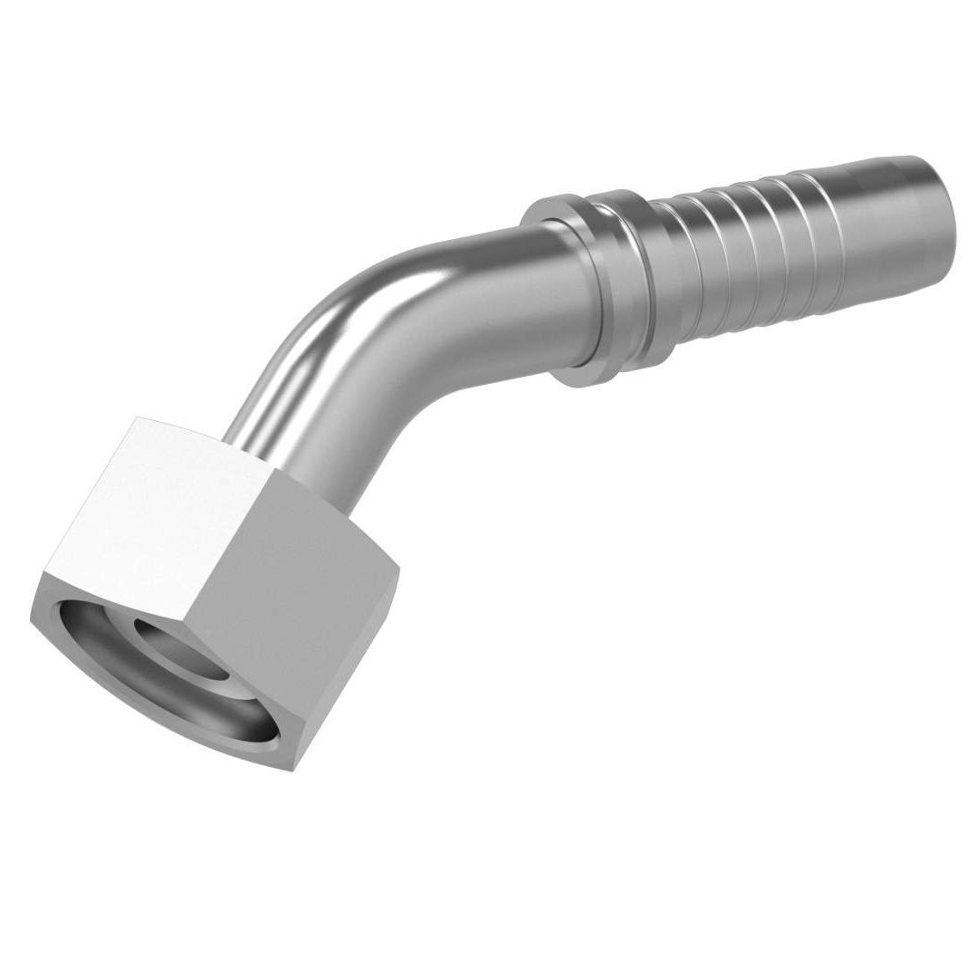 Hydraulic fitting - DKOL - Dietzel - threaded / 45° angle / ISO