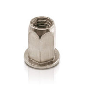 Hexagonal nut - 6300 series - FAR - blind rivet / stainless steel