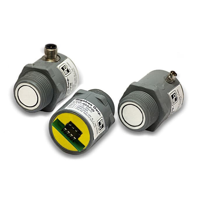 Cylindrical distance sensor - LCU-40APW series - Migatron - ultrasonic ...