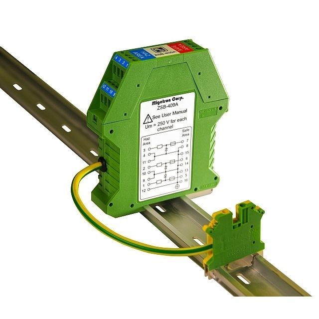 Intrinsically safe electrical safety barrier - ZSB-409A - Migatron ...