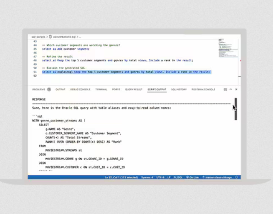 Management software - Autonomous Database - Oracle - data analysis ...