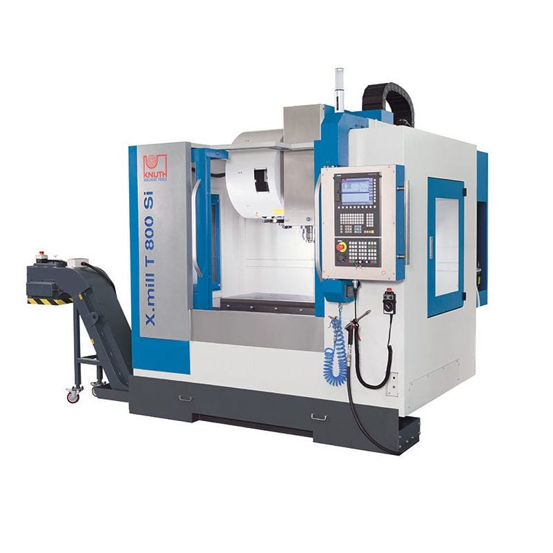 4-axis CNC machining center - X.mill T 800 Si - Knuth Machine Tools ...