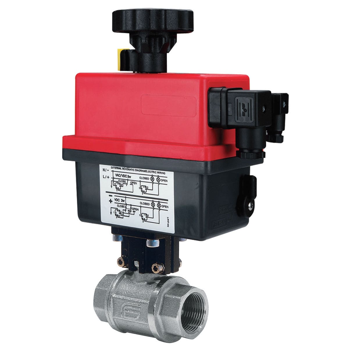 Ball valve - TOTAL series - EFFEBI - electrically-operated / for gas ...