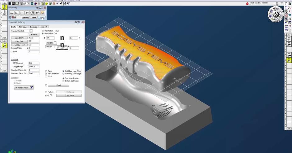 Interface software - SolidSurfacer® - GibbsCAM - modeling / creation / CAM