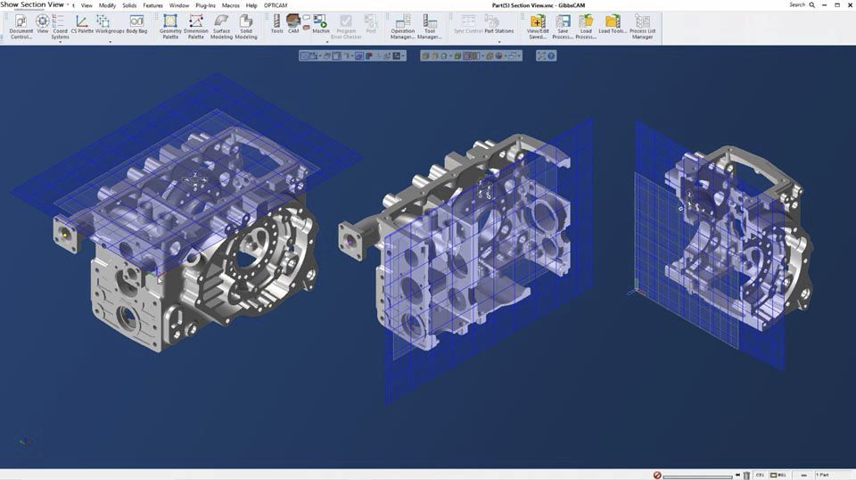 Interface software - GO Pro Milling - GibbsCAM - modeling / creation / CAM