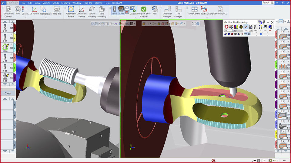 Quality software - 5-Axis Milling - GibbsCAM - programming / simulation ...