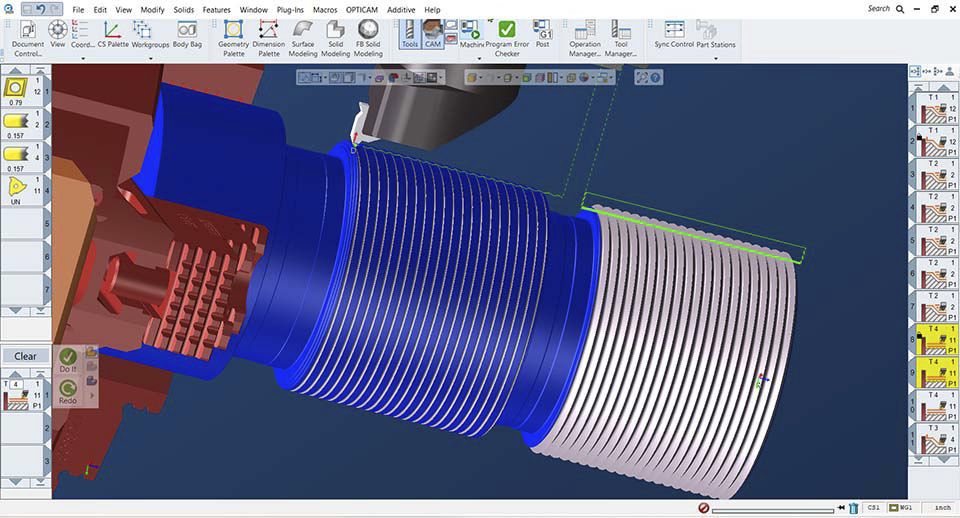 Quality software - Sandvik Coromant OptiThreading™ - GibbsCAM - control ...