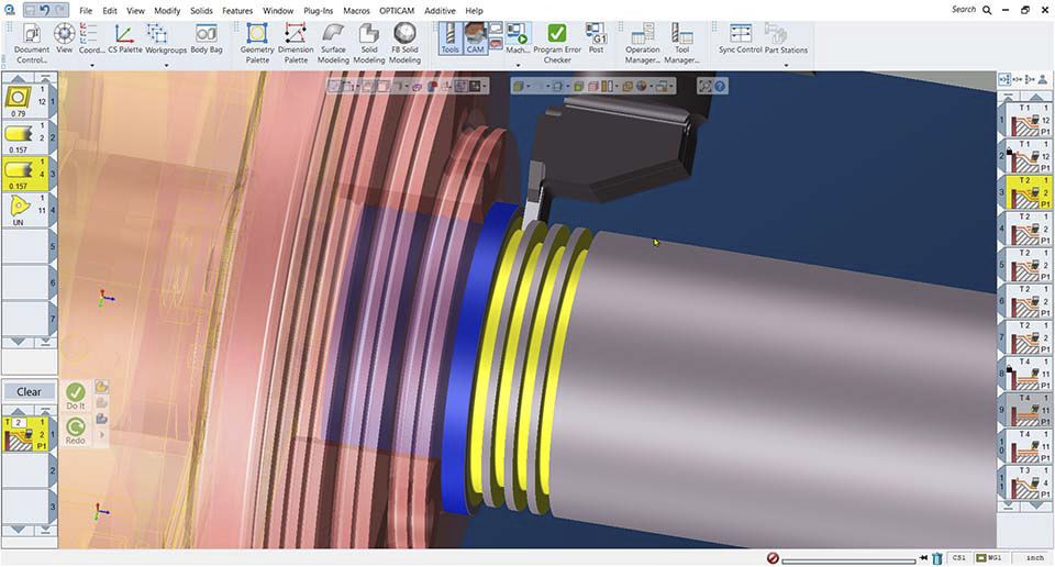Control software - Rib Cut Plunge - GibbsCAM - cutting / for machine ...