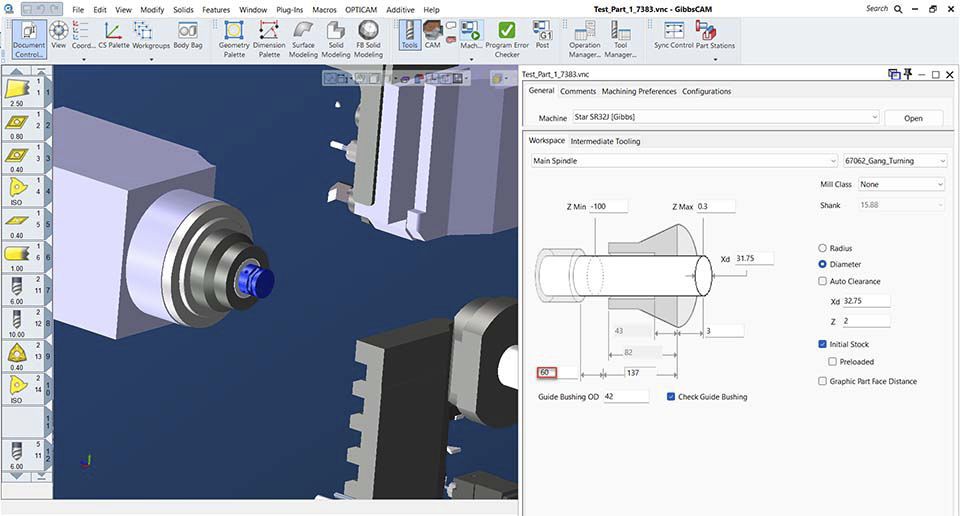 Interface software - Swiss-type machining - GibbsCAM - simulation / CAM ...