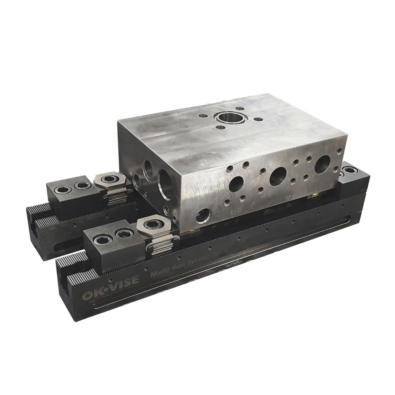 Mechanical clamping system - Multi-Rail RH - OK-VISE - machining ...