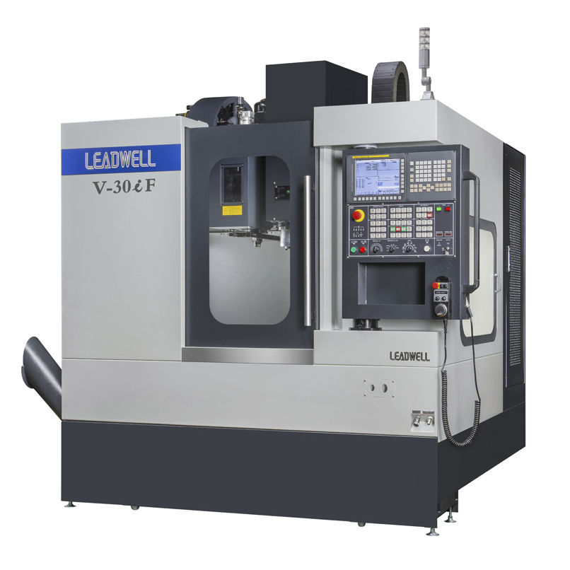 3-axis CNC machining center - V series - LEADWELL - vertical / with ...