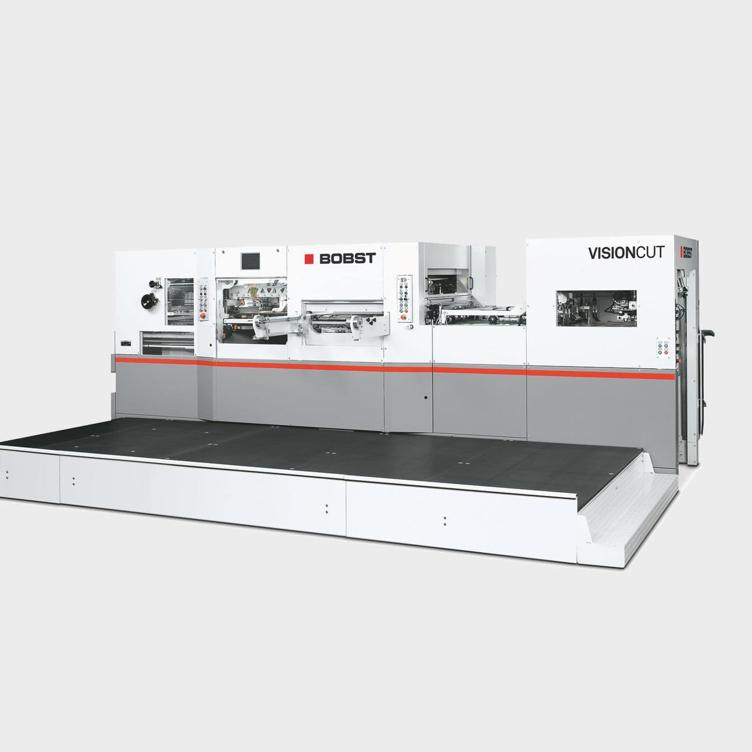 Die cutting machine - VISIONCUT 106 LE - BOBST - for plastics / for ...