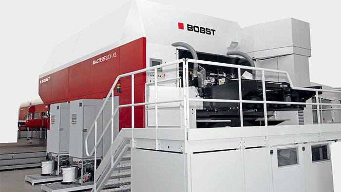 In-line flexographic press - MASTERFLEX-XL - BOBST - 3-color / for ...