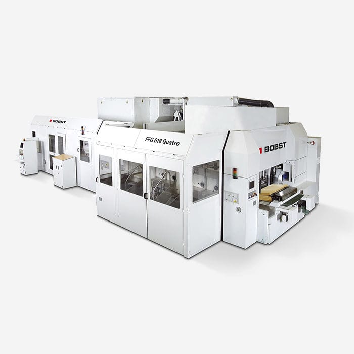 Cardboard production line - FFG 618 Quatro - BOBST - automatic / high-speed