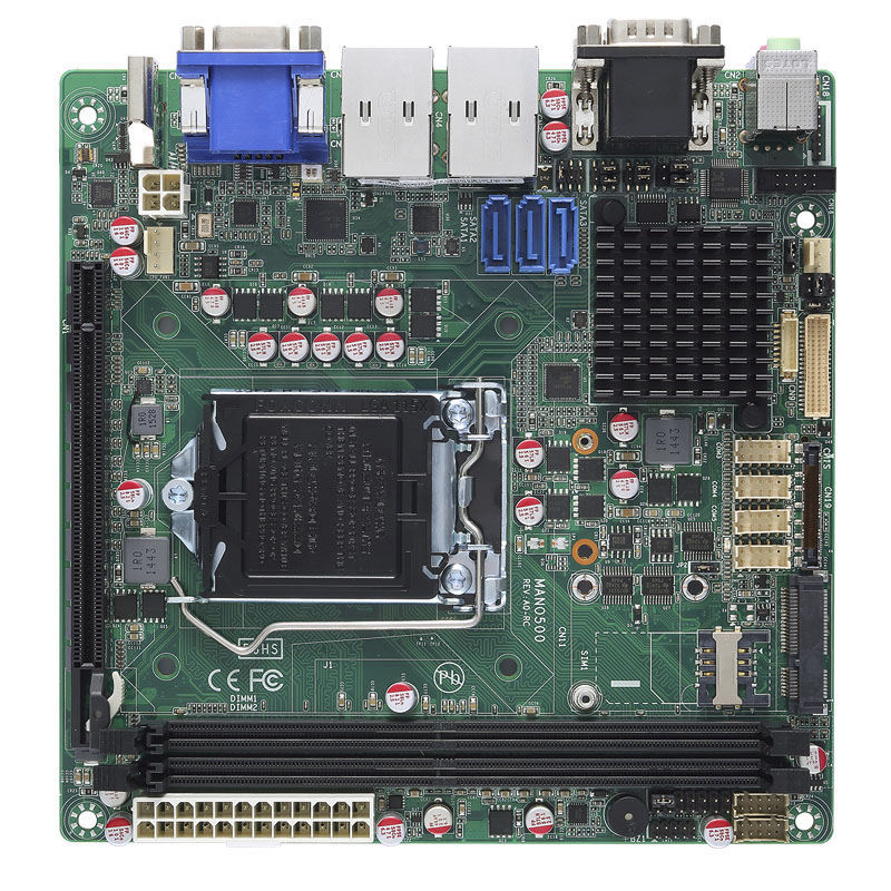 Mini-ITX motherboard - MANO500 - AXIOMTEK - 6th generation Intel® Core™ / Intel® H110 / DDR4 SO-DIMM